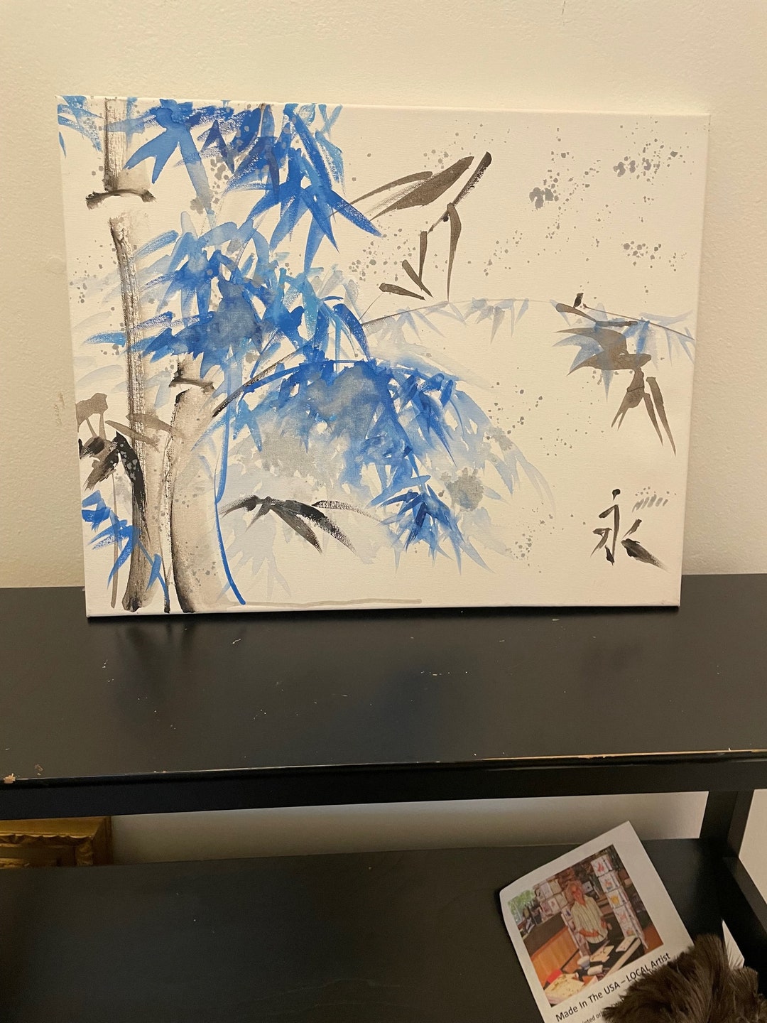 Hand Painted Artwork Canvas Wall Decor by Carol Pessin, Original Piece ...