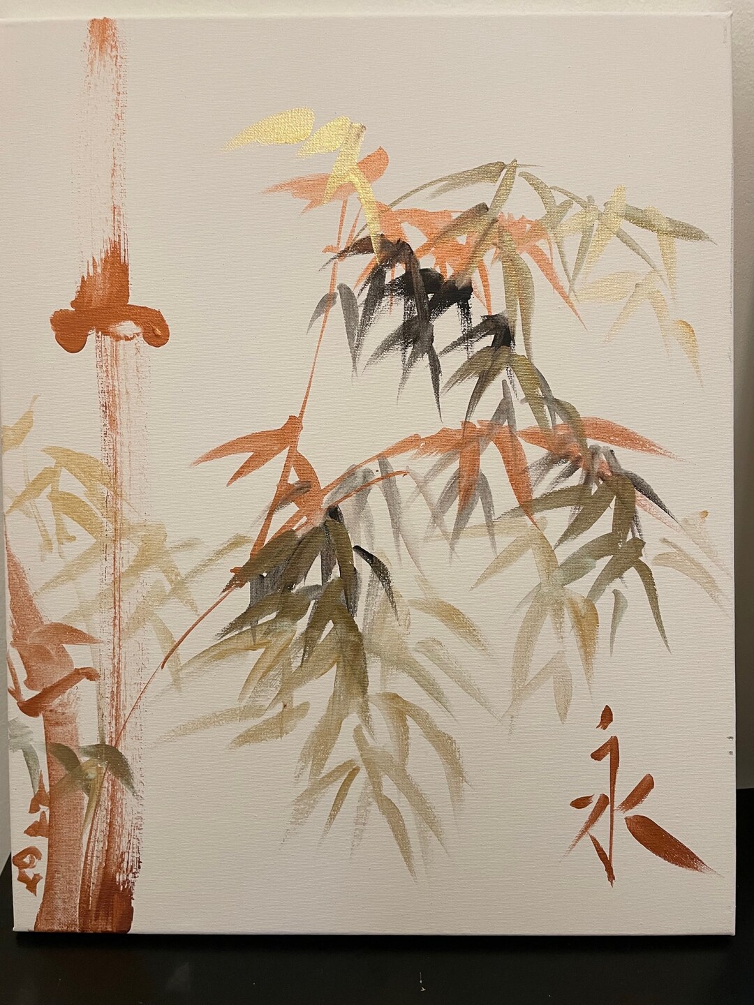 Hand Painted Artwork Canvas Wall Decor by Carol Pessin, Original Piece ...