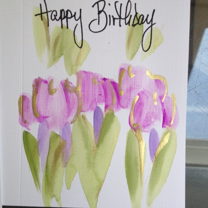 Hand Painted Cards - Etsy