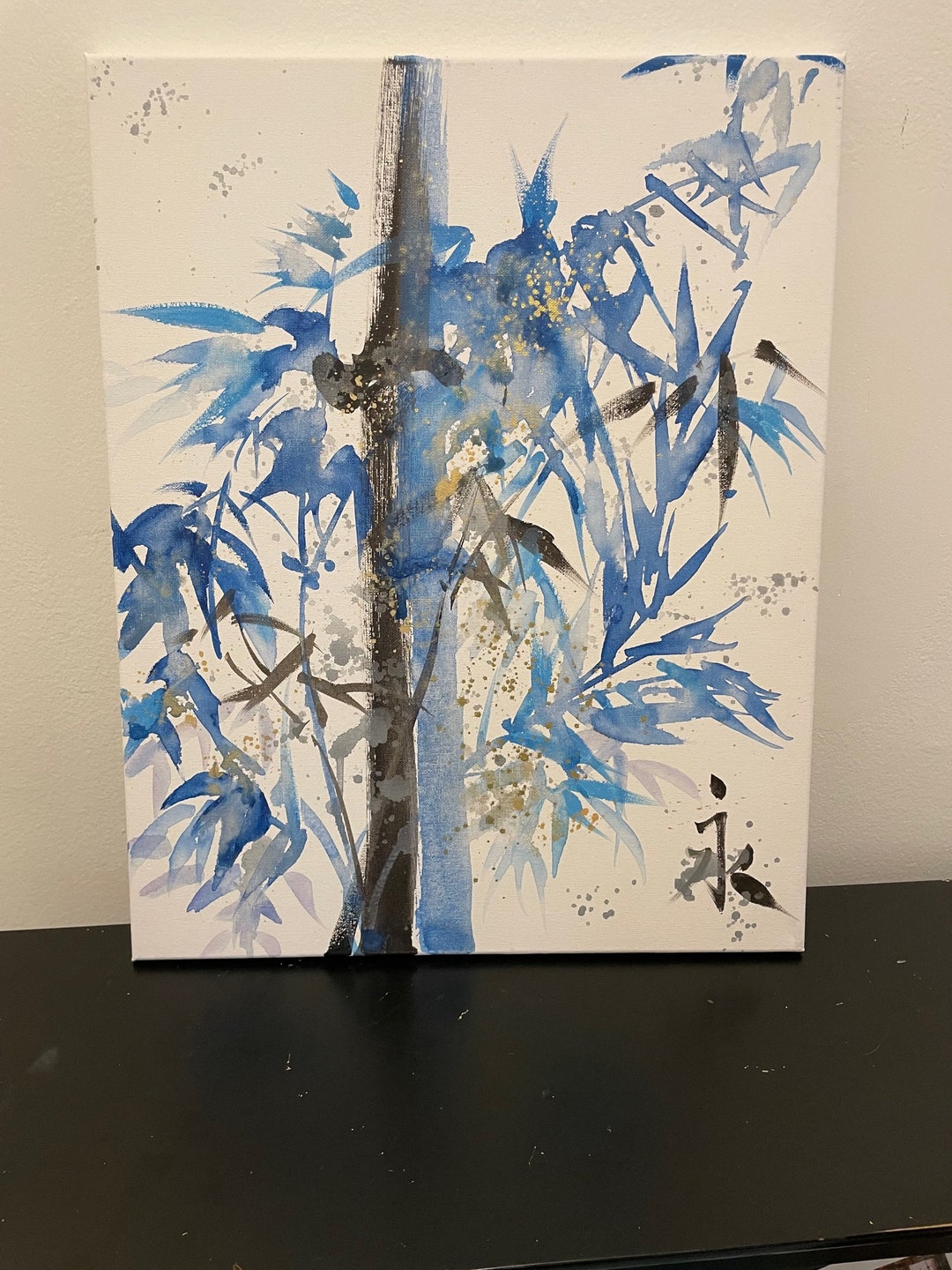 Hand Painted Artwork Canvas Wall Decor by Carol Pessin, Original Piece ...