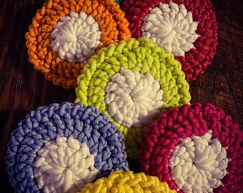 Flower Dish Scrubber - Etsy