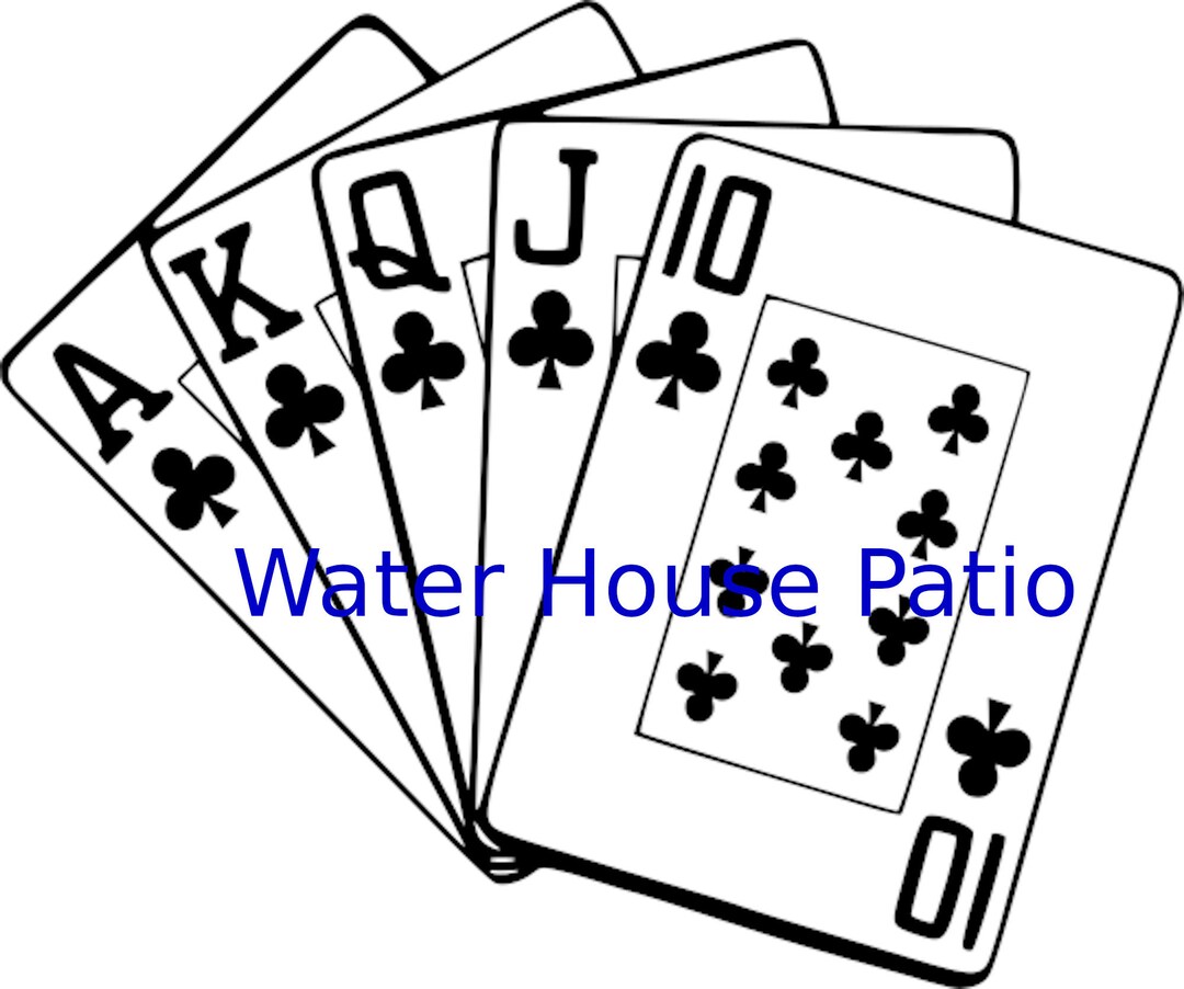 Royal Flush Clubs SVG, PNG, PDF - Etsy
