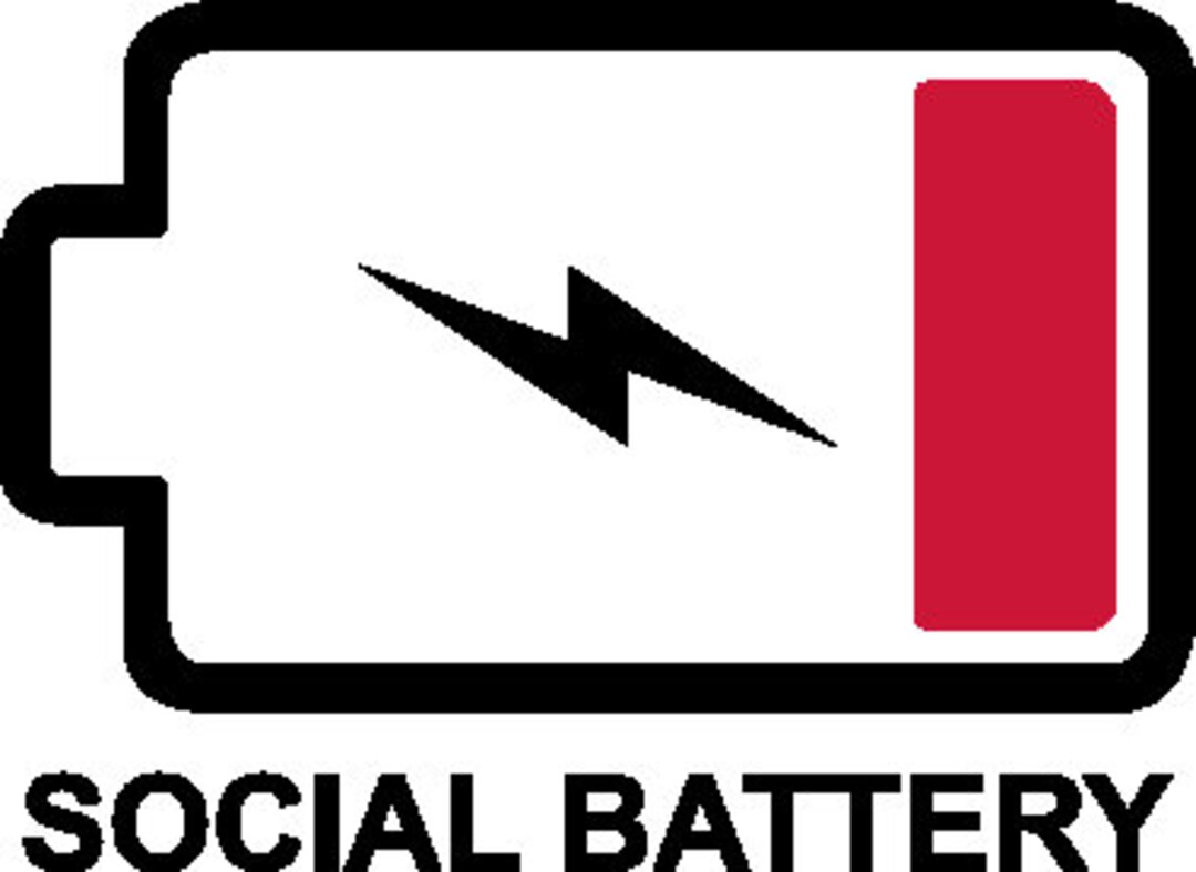 Social Battery in SVG PNG DXF Eps Jpg File, Cut Files for Cricut ...