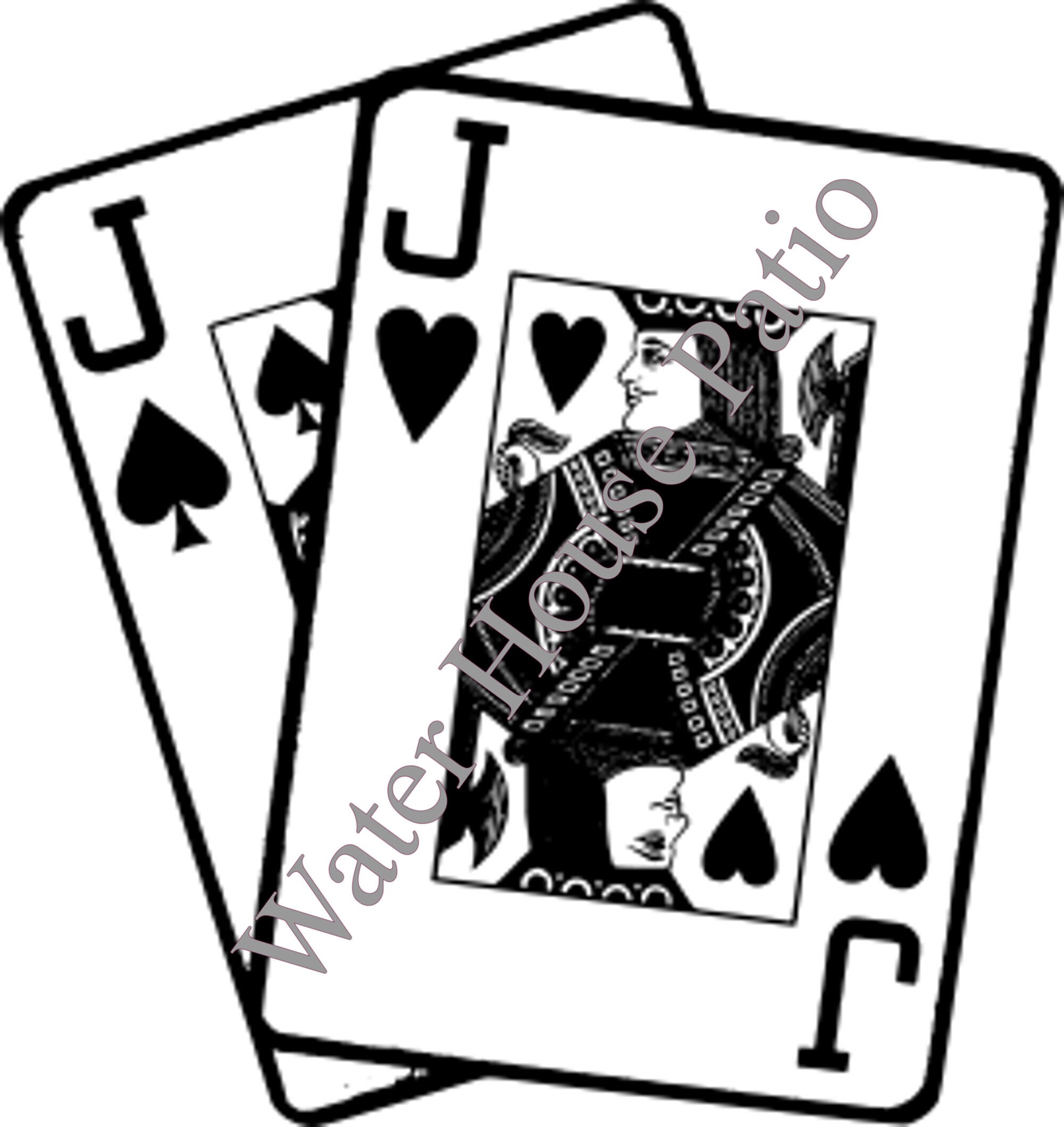 Pocket Jacks SVG, PNG, PDF (hearts and Spades) - Etsy