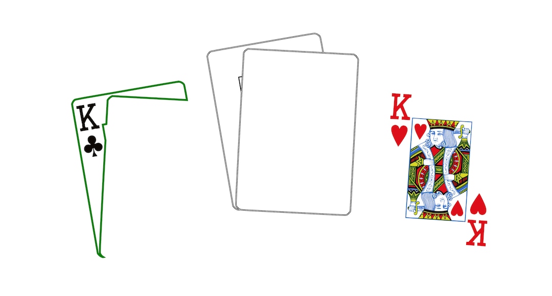 Build Your Own Two Card Hand, All 52 Playing Cards, Full Deck, Hearts ...