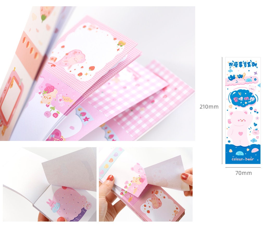 90 PCS 30 Pages Cute Memo Pad Kawaii memo Note paper | Etsy