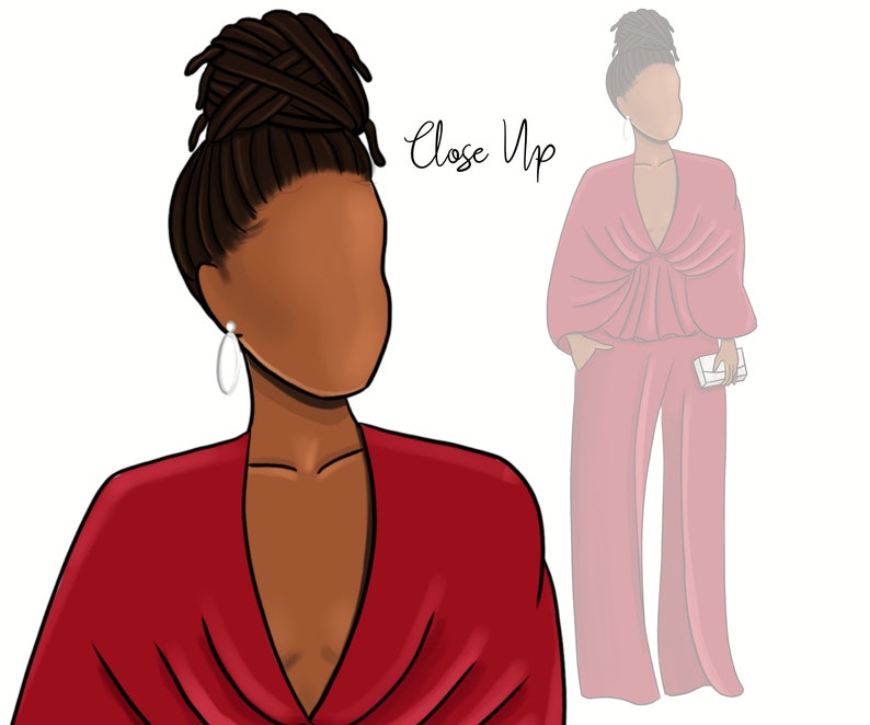 Locs Clipart Dreads Clipart African American Clipart | Etsy