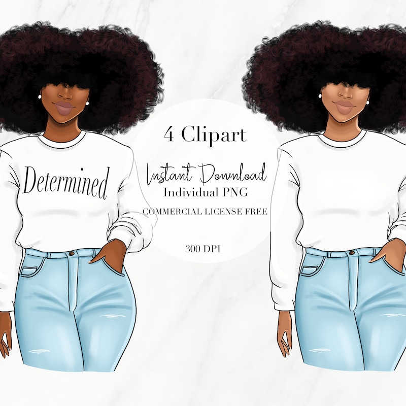 African American Woman Clip Art - Etsy