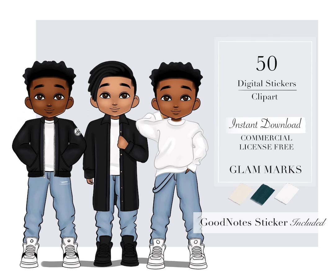 BUNDLE Kids 6-9, Kids Clipart, Children Clipart, Kids Digital Stickers ...