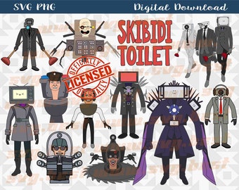Skibidi Toilet Digital Download PNG - Etsy