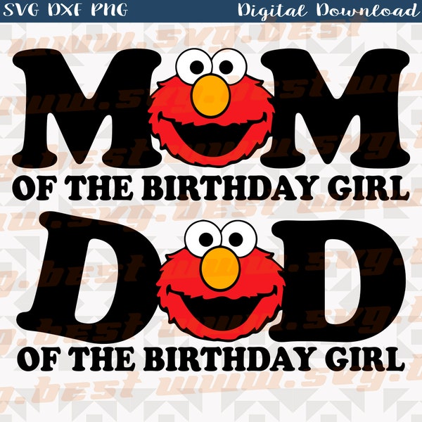 Elmo Birthday Girl - Etsy