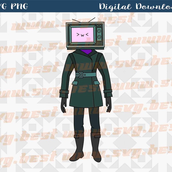 Skibidi Toilet Svg - Etsy