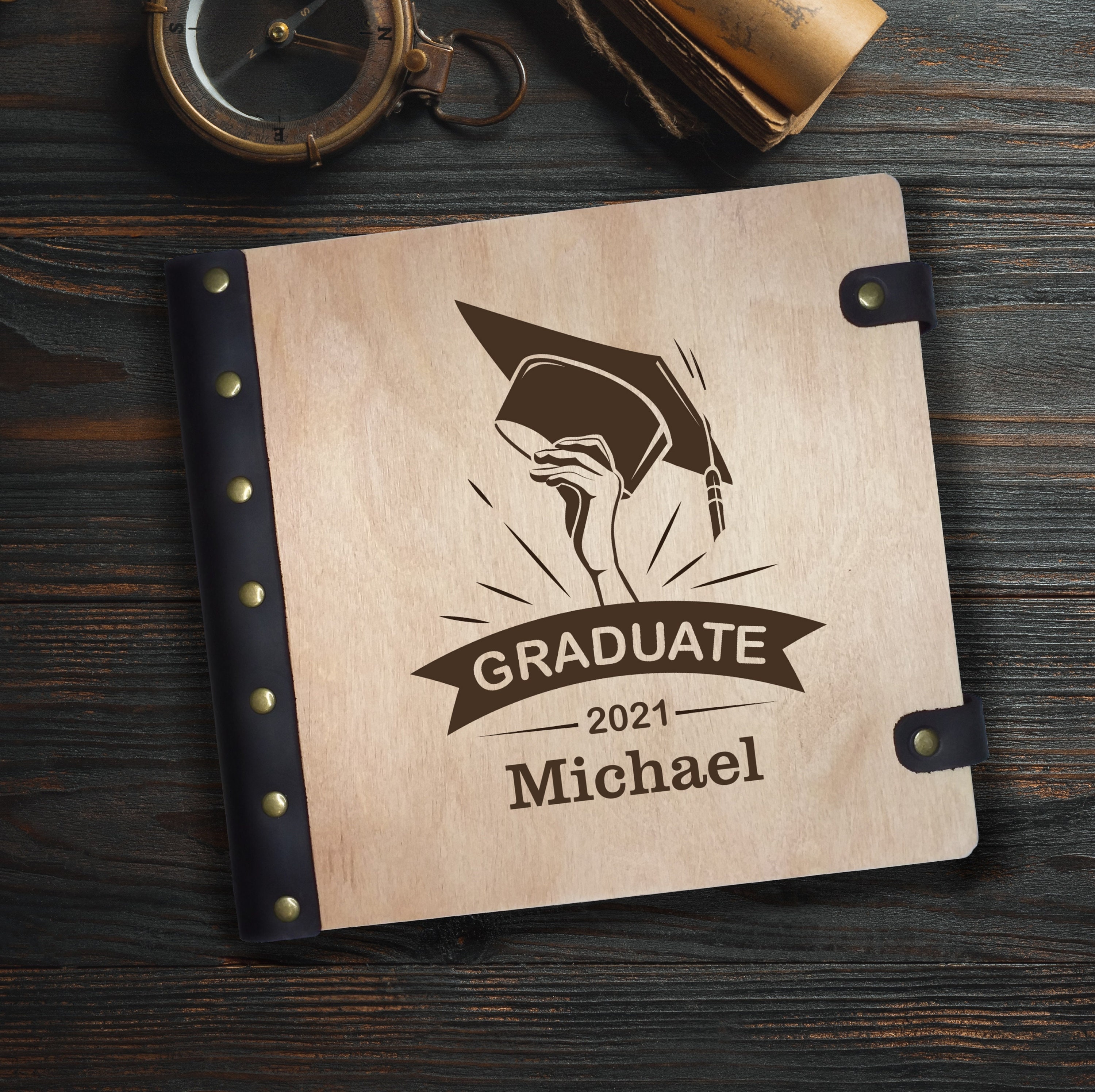 Craft Supplies & Tools Graduation Memory Album for 208 4 x 6 Photos ...