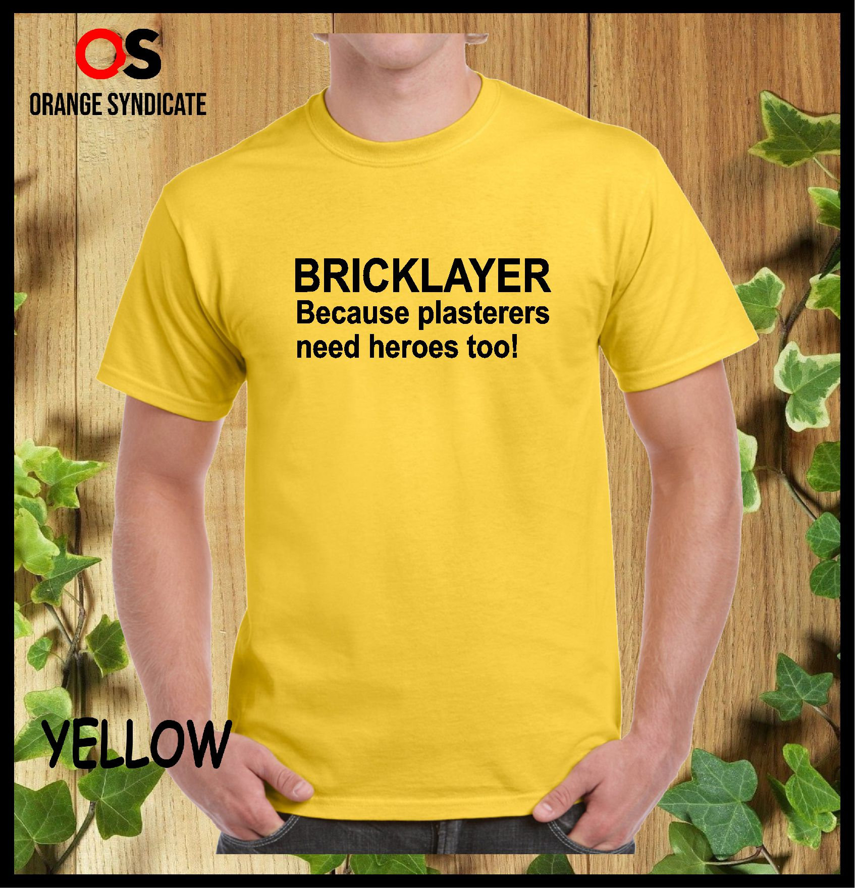 BRICKLAYER Because Plasterers Need Heroes Too T-shirt Funny | Etsy