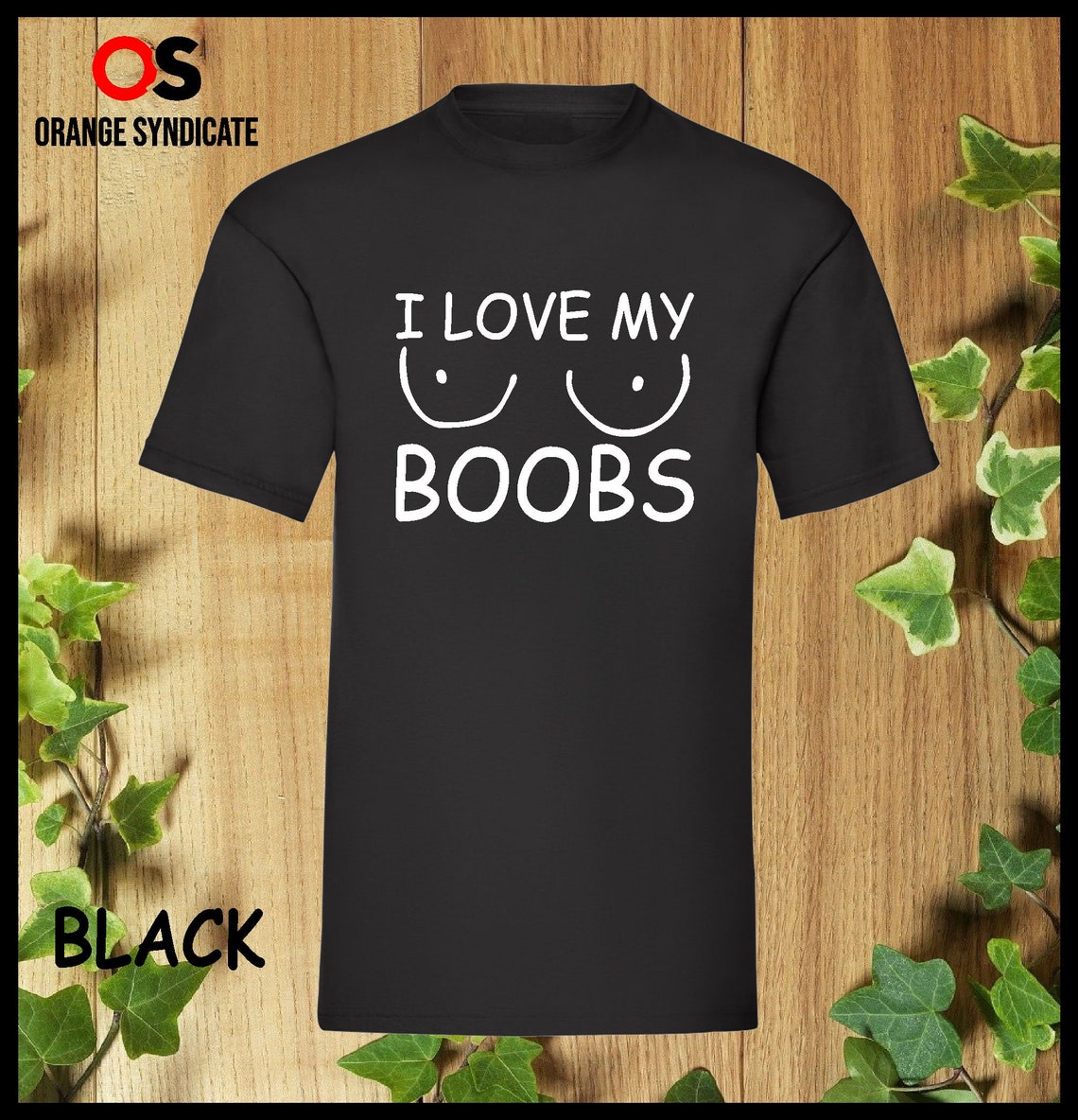 I Love My Boobs T Shirt Funny Cools Joke Tits Present T For Etsy