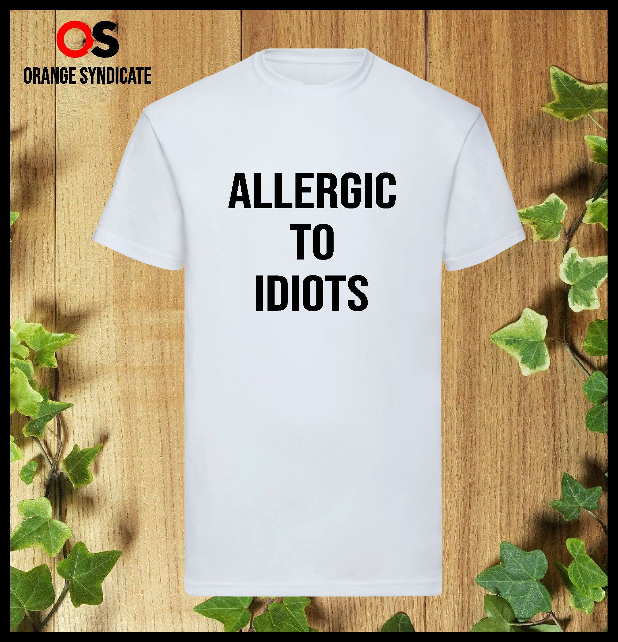 Allergic To Idiots T-shirt Funny Cool Awesome Sarcasm Gift | Etsy