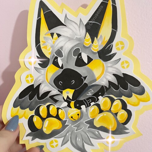 Fursona Head Badge CUSTOM Snootnsuits - Etsy