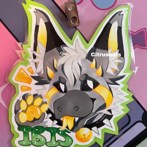 Custom Fursona Badge for Furries - Etsy