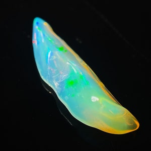 Ethiopian Smooth Welo Fire Polished Opal Rough Jewelry Making 22x6 MM ...