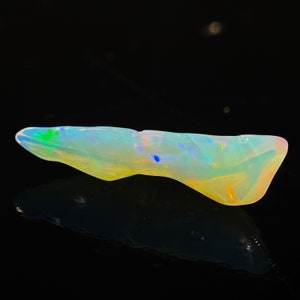Ethiopian Smooth Welo Fire Polished Opal Rough Jewelry Making 22x6 MM ...