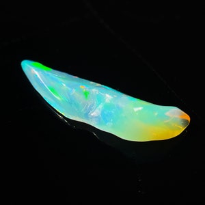 Ethiopian Smooth Welo Fire Polished Opal Rough Jewelry Making 22x6 MM ...