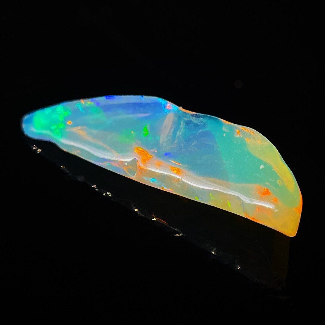 Ethiopian Smooth Welo Fire Polished Opal Rough Jewelry Making 22x6 MM ...