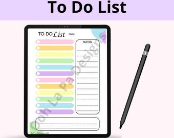 Printable To-do List Digital Download Only Planner Sheet Organization ...