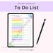 To Do List - Pastel Rainbow Theme Digital Download - Etsy