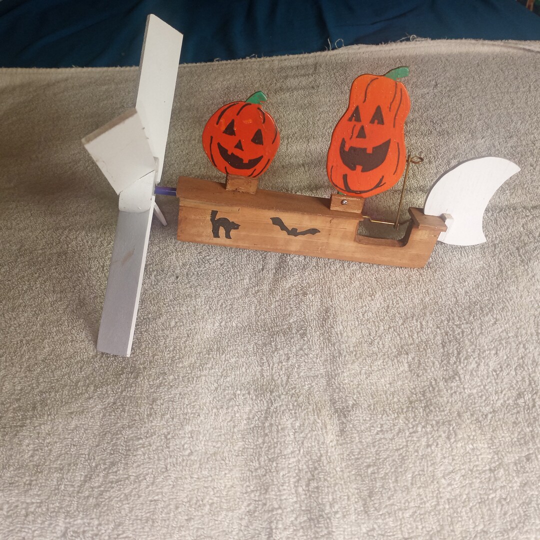 Halloween Pumpkins Whirligig Handmade - Etsy