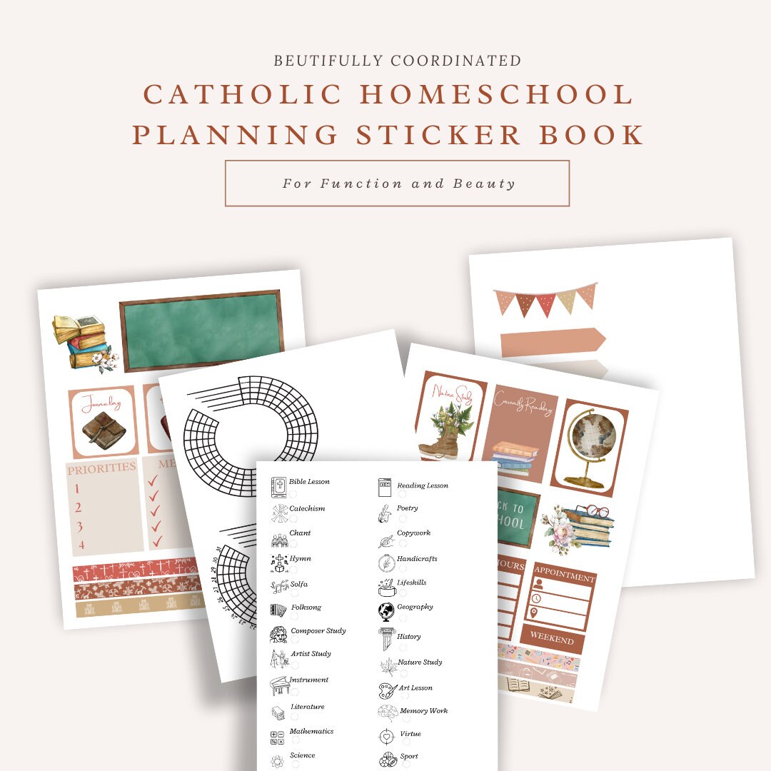 Catholic Homeschool & Prayer Planner - Undated - Digital - Goodnotes ...