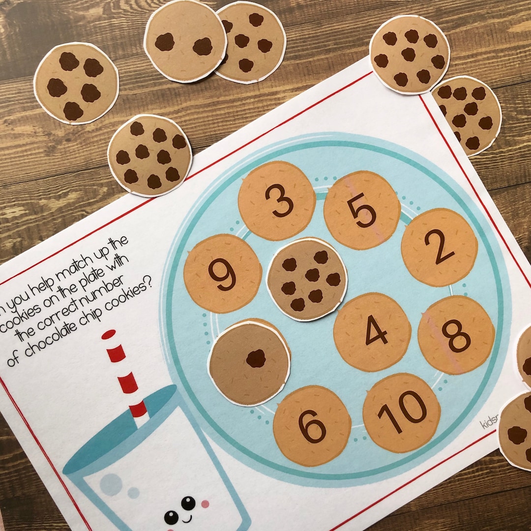 Count the Cookies - Counting Activity - Etsy