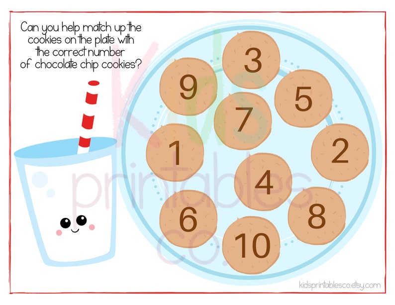 Count the Cookies Counting Activity - Etsy