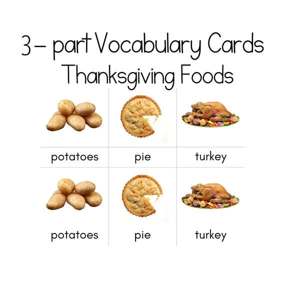 Thanksgiving Vocabulary