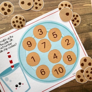 Count the Cookies - Counting Activity - Etsy