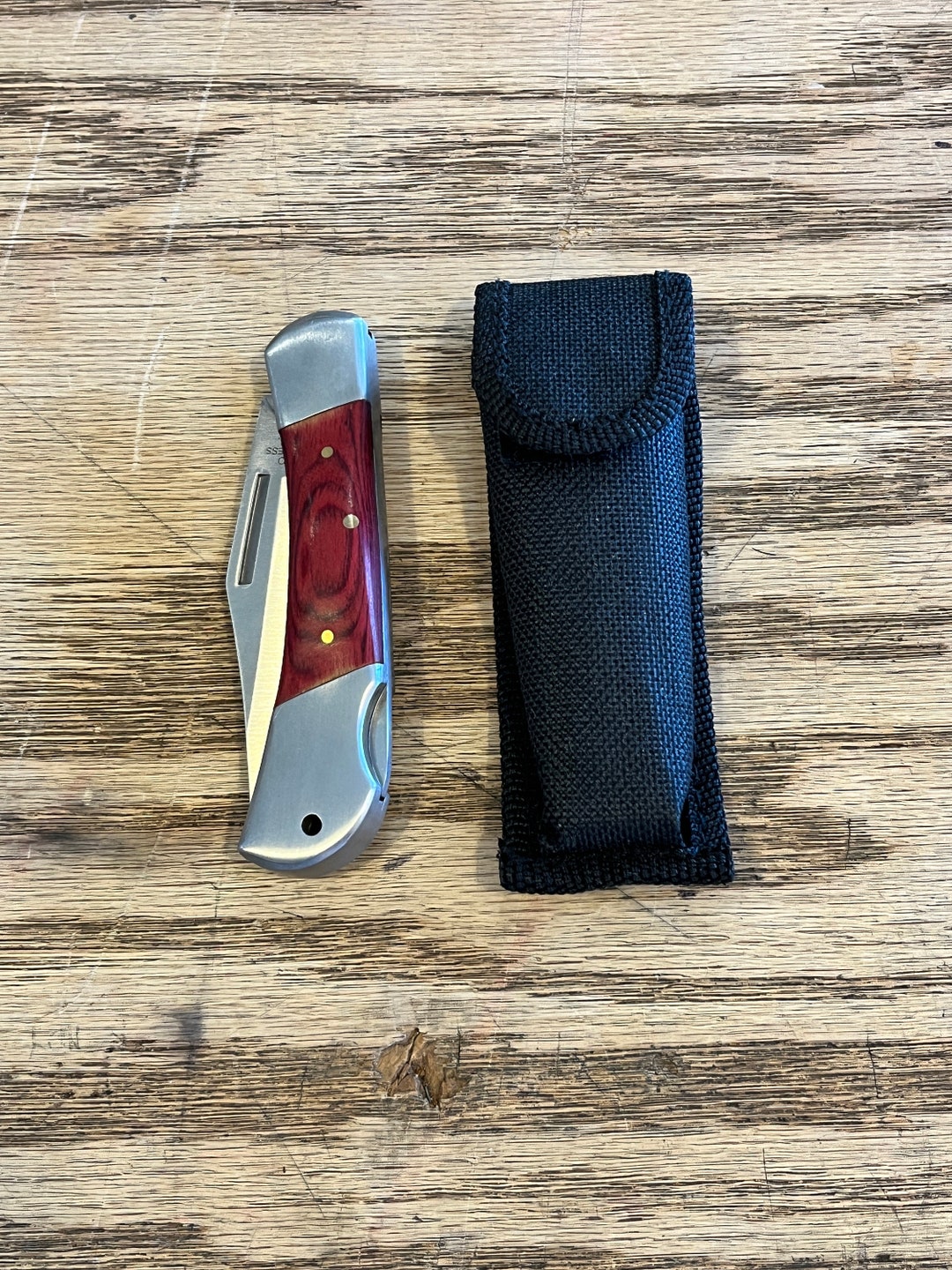 Stainless Steel Lockblade Pocket Knife - Etsy