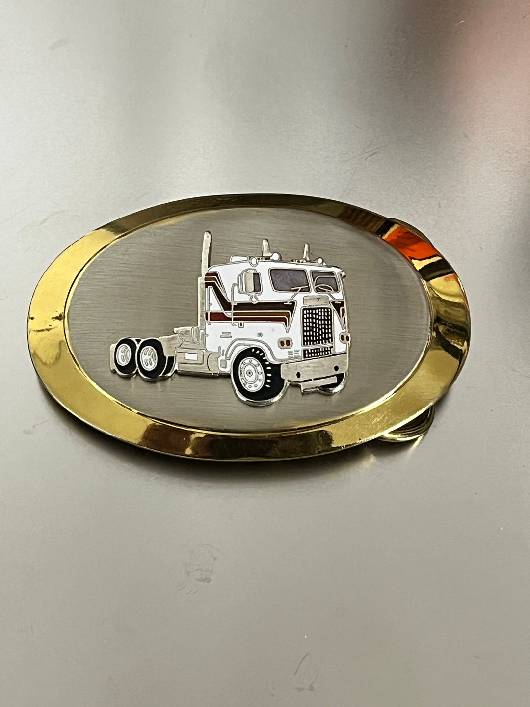 Semi Truck Belt Buckle - Etsy