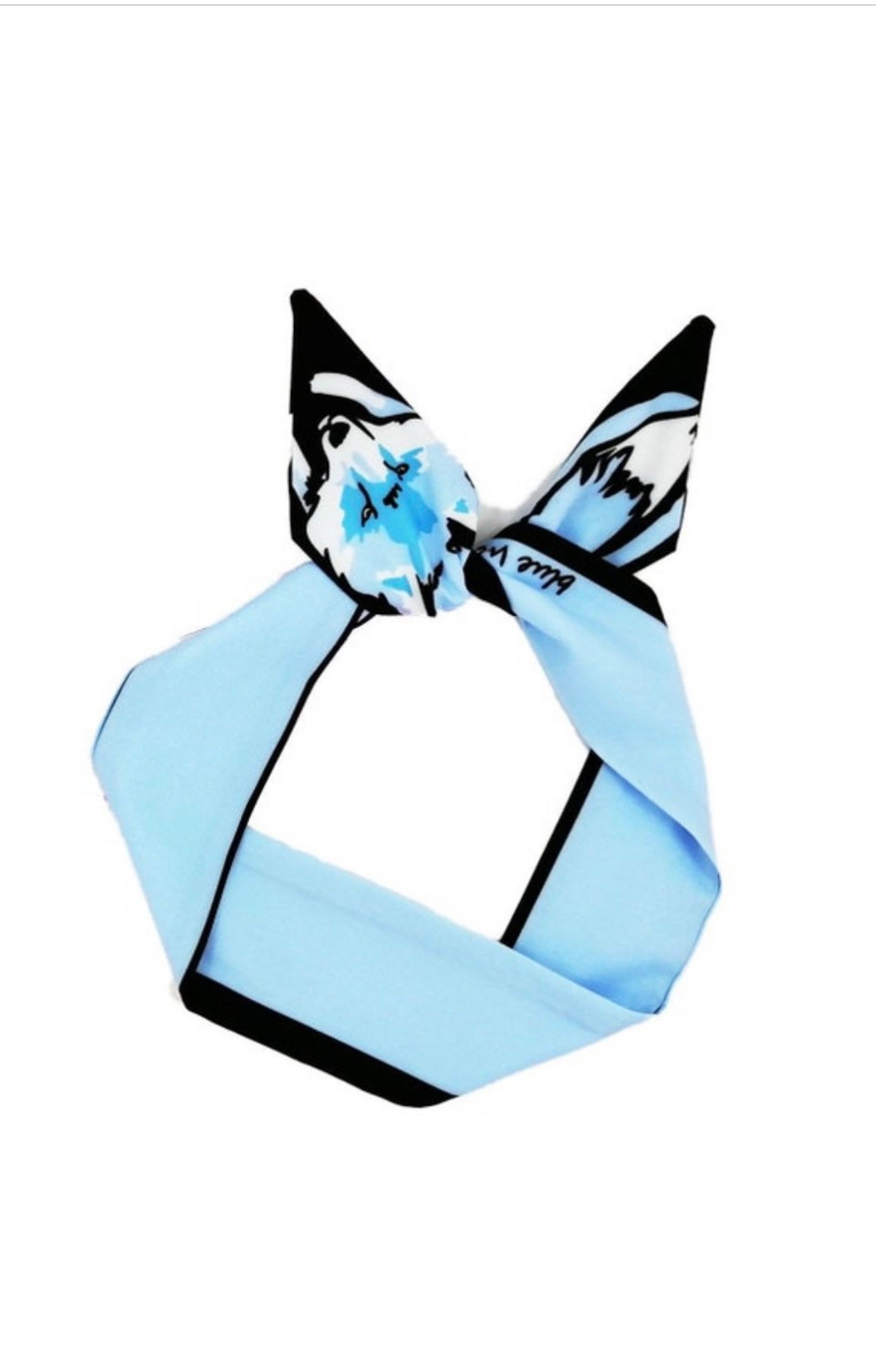 WIRE HEADBAND Wired Head Scarf Rockabilly Hair Band Wrap - Etsy UK