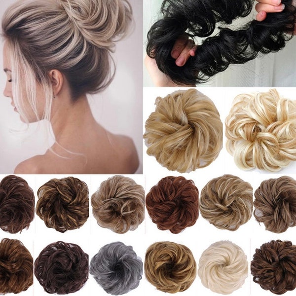 Messy Bun Hair Piece - Etsy