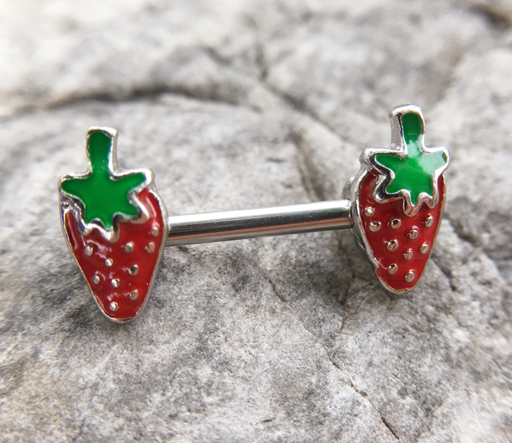 Strawberry nipple bars store