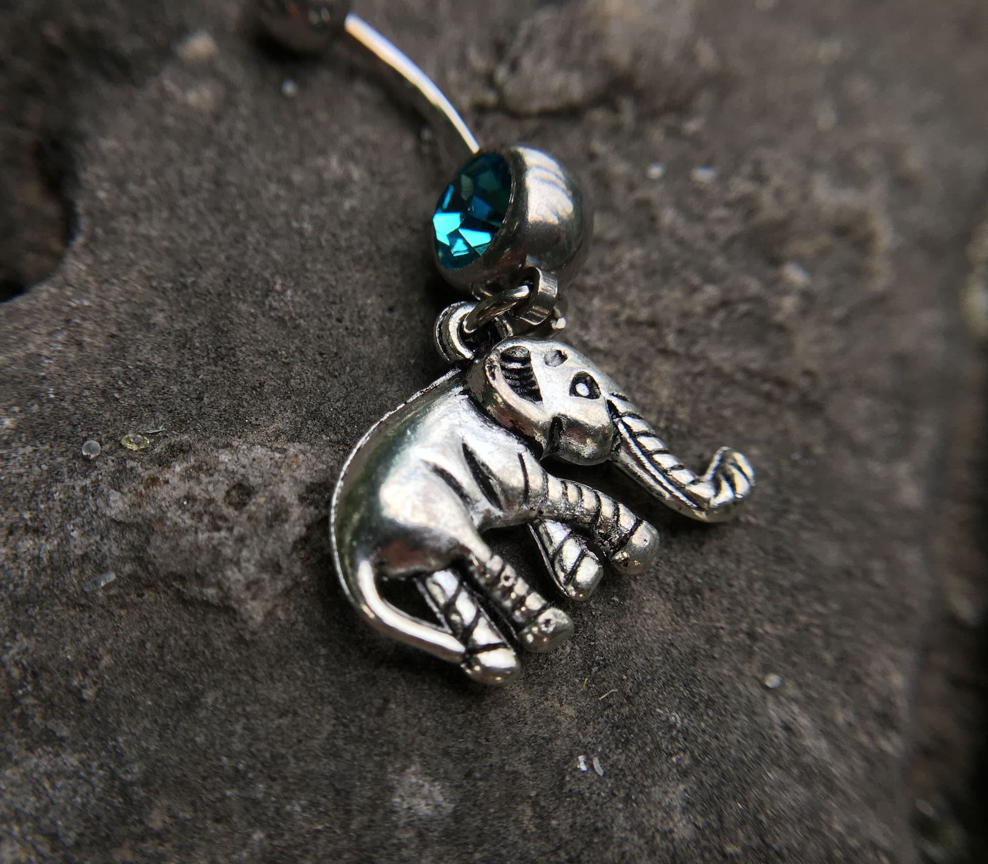 Elephant Belly Button Rings