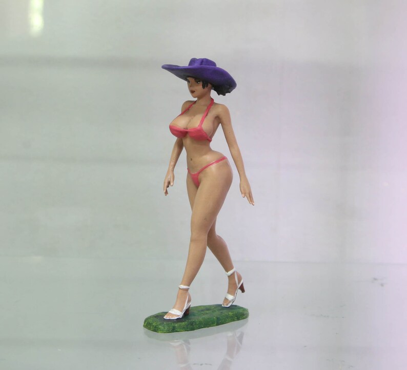 693 4191 Female pin up figure woman scale 1/18 1/24 | Etsy