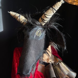 Goat Mask, Adult Halloween Costume Demon, Devil, Baphomet Art, Folk ...