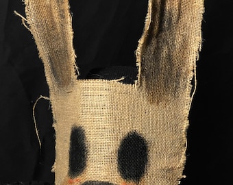Scary Rabbit Mask, Creepy Easter Bunny Mask, Adult Halloween Costume ...