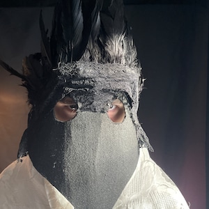 Raven Mask Goth Raven Creepy Crow Mask Halloween, Masquerade, Photo ...