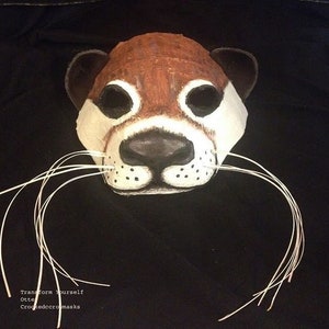 Otter Mask Sea Otter Mask Animal Masquerade Mask Adult Halloween Mask ...