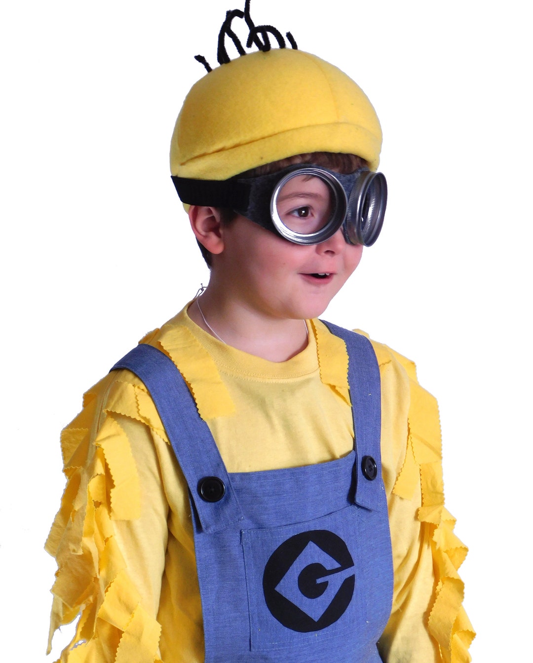 Child's Minions Mardi Gras Costume Authentic Chicken Chase Outfit Kids ...
