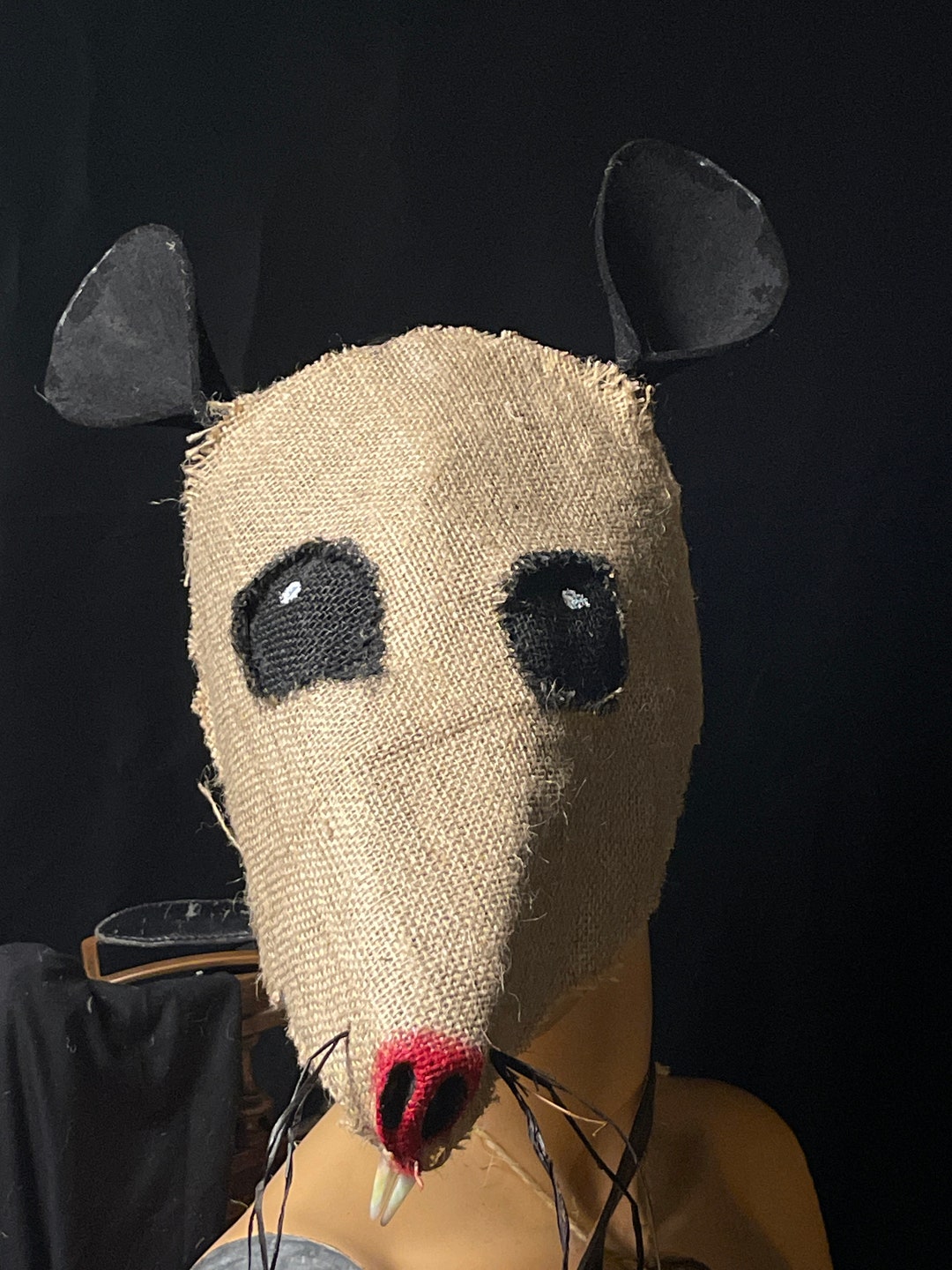 Creepy Cute Mouse Mask Adult Halloween, Masquerade, Rat Mouse Cosplay ...