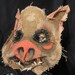 Scary Pig Horror Mask Adult Halloween Boar Costume Handmade Custom ...