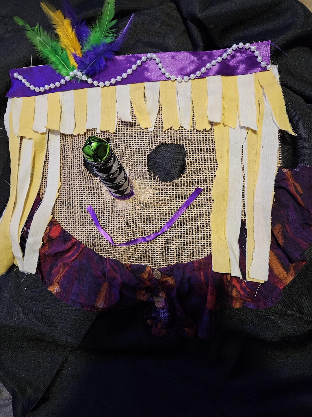 Cajun Mardi Gras Mask Masquerade Carnival Costume Chicken Chase Outfit ...