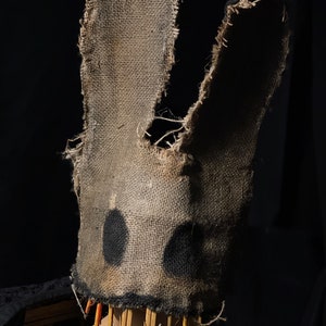 Scary Rabbit Mask, Creepy Easter Bunny Mask, Adult Halloween Costume ...